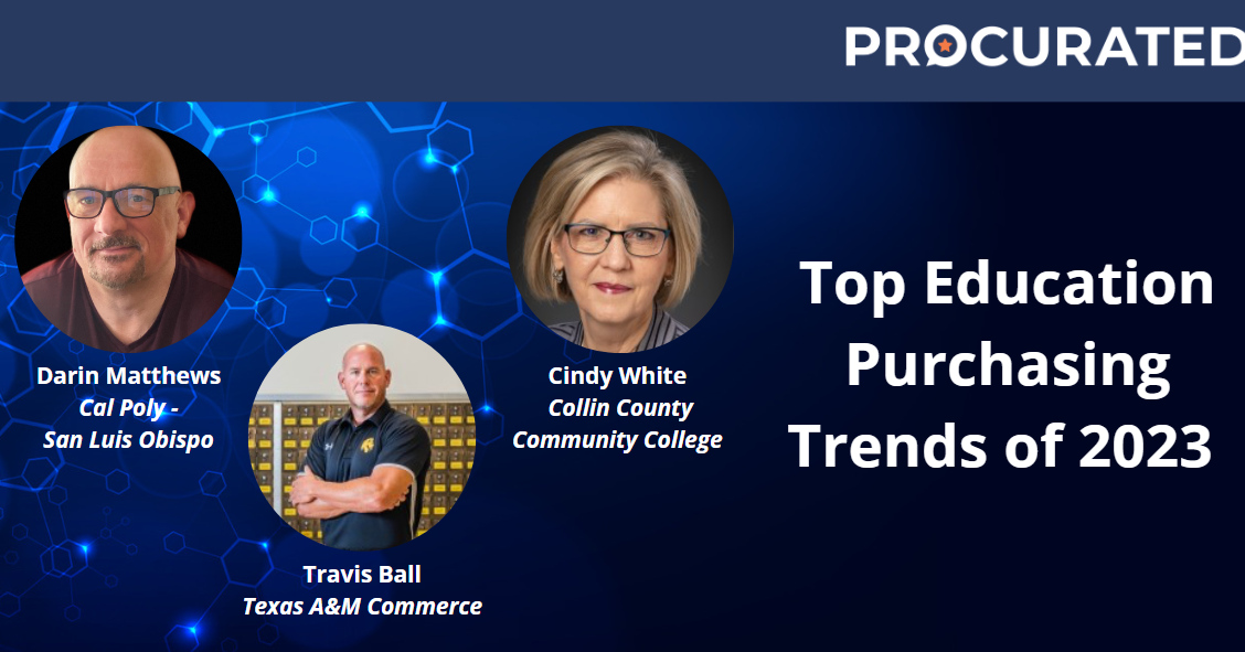 Procurated | WEBINAR: Top Education Purchasing Trends of 2023